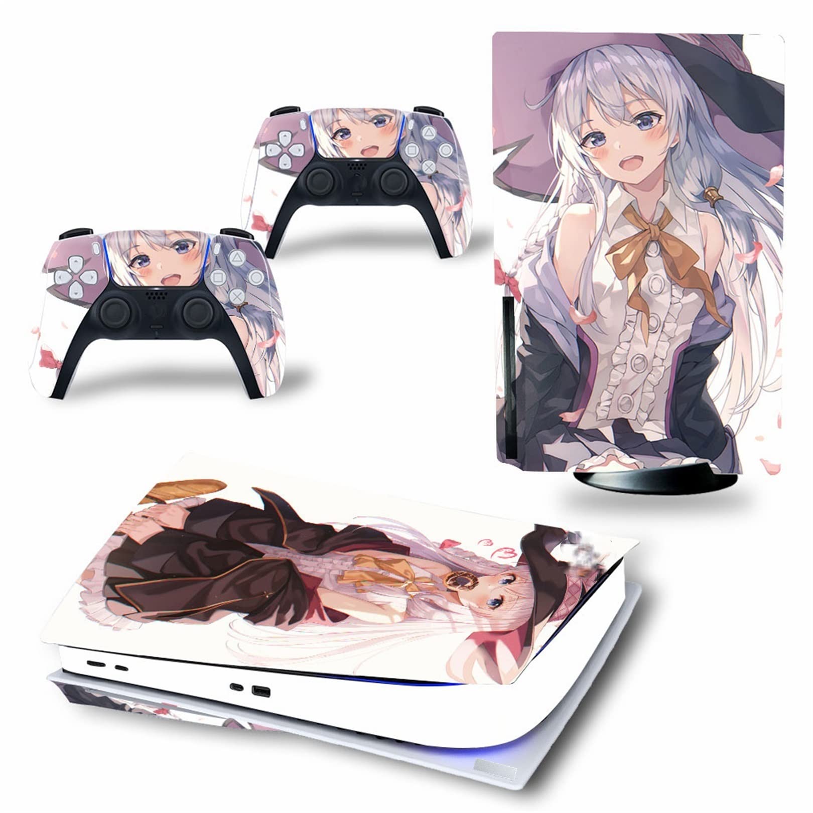 Top factory BUCEN for PS5 Skin Disc Edition & Digital Edition Console and Controller Vinyl Cover Skins Wraps Scratch Resistant, Compatible with for PS5 548997 Anti Scratch (Size : Disc Version)
