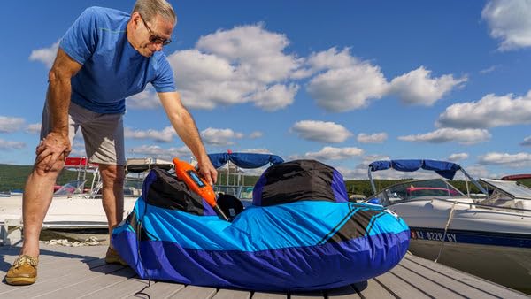 METROVAC 110-IDA32 Magic Air 120V Inflator/Deflator, High-Speed Electric Pump for Quick Inflation/Deflation of Inflatables, Air Mattresses, Pool Toys