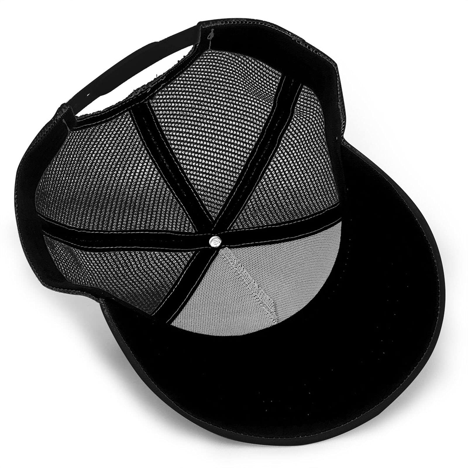 Pentagram with Demon Baphomet Satanic Goat Fashion Men and Women Comfortable Curved Edge Mesh Baseball Cap Trucker Hat