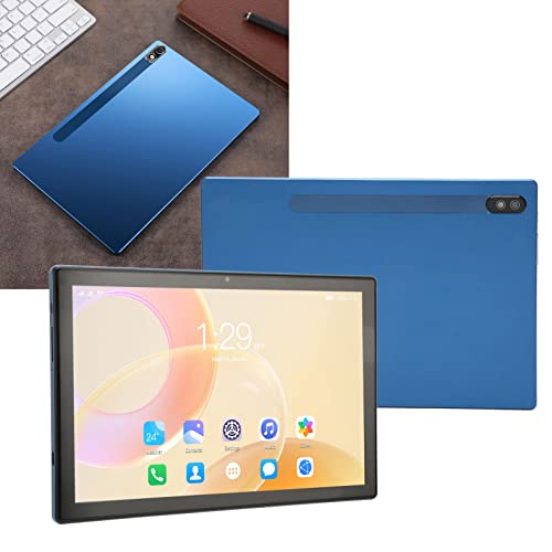 VINGVO 10 Inch Tablet, Blue IPS Screen Octa Core CPU Office Tablet 6GB RAM 256GB ROM 2 Card Slots for Home (U.S. regulations) (VINGVOr6k8f0sqg9-11)