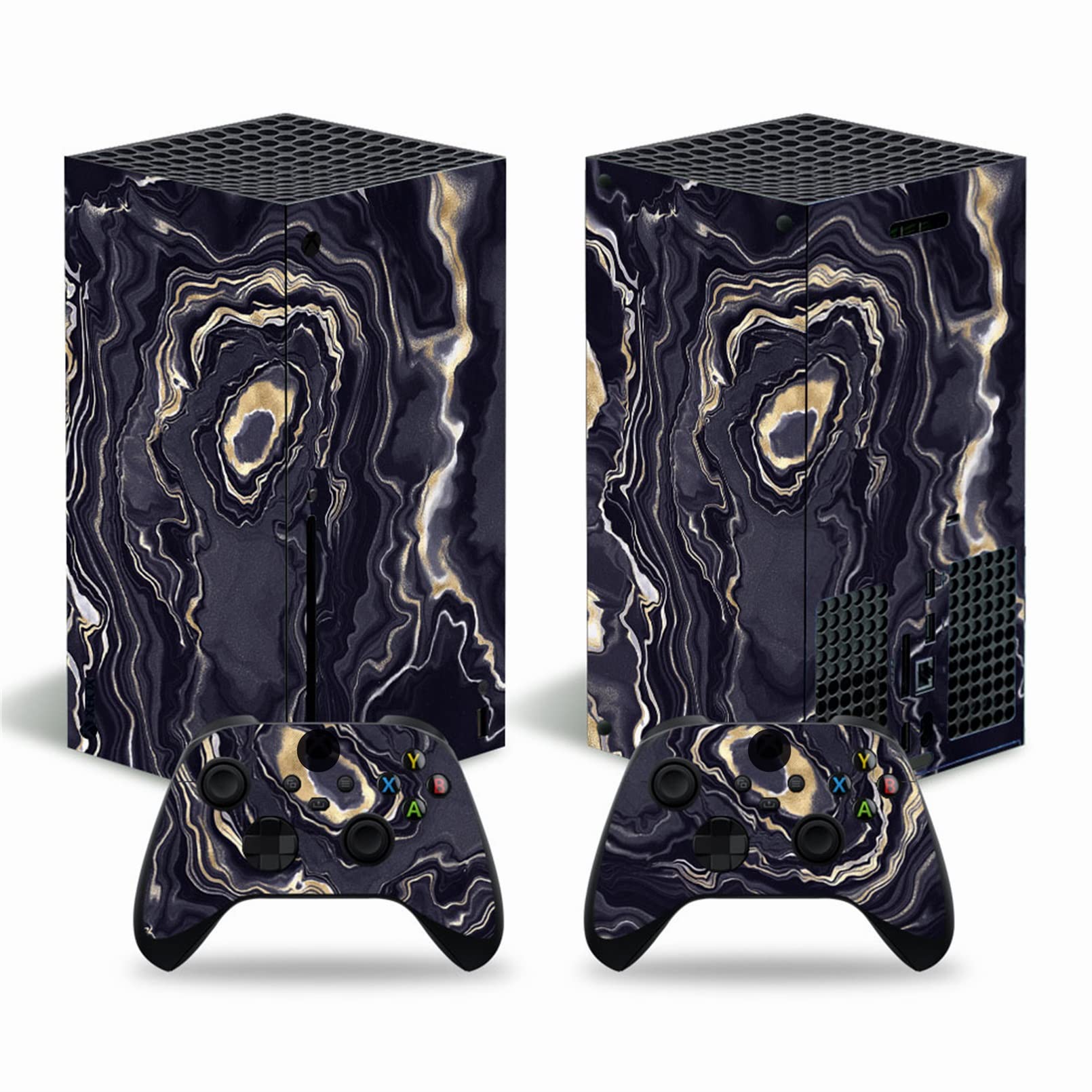 Top factory Skin Decal Protective Vinyl Skin Decal Cover for Series X Console Skins Wrap Sticker with Two Free Wireless Controller Decals 52997 Decal