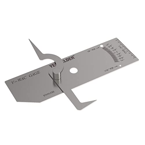 YESWELDER V-WAC Single Weld Gage Inch Inspection Gauge