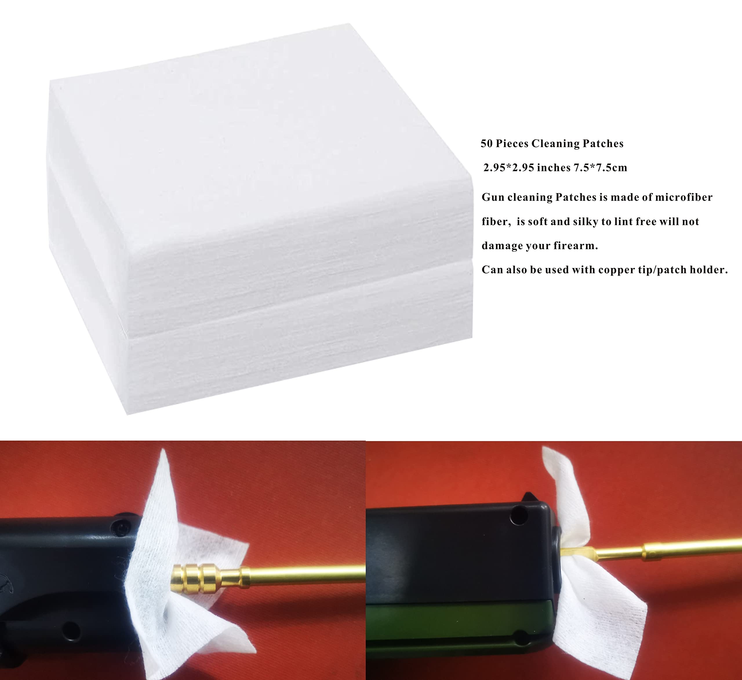 Romanideal Practical Entry-Level Gun Cleaning Kits Include Cleaning Mat with Removal Instructions and Gun Brushes Cleaning Picks Cleaning Patches 6 Inch Cotton Swabs Etc. 14 Pieces (for Beretta 92)
