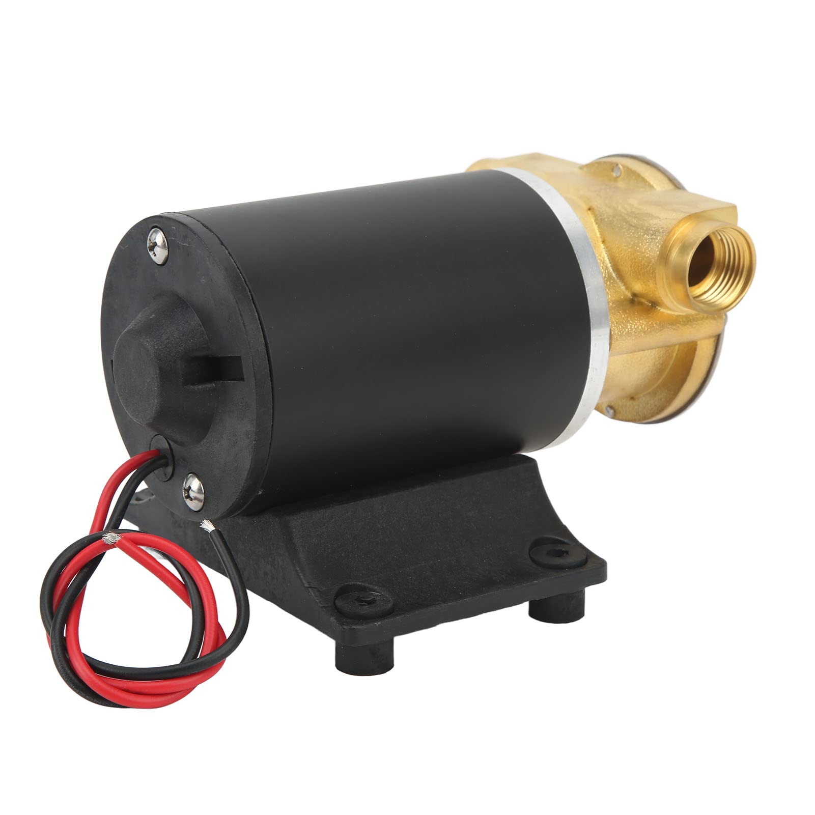 Raguso Boat Bilge Pump, Convenient Manipulation 6GPM Long Life Span Liquid Delivery Flush Pump Self Priming Impeller Bilge Pump for Liquid Transfer(#1)