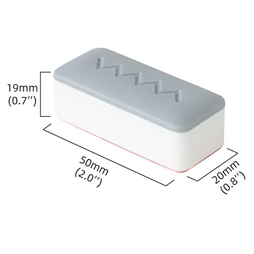 YiePhiot 4 piece Toilet Seat Bumper with Strong Adhesive, Gray Bottom Universal Replacement Seat Bumper Kit for Home, Hotels, Hospitals, School