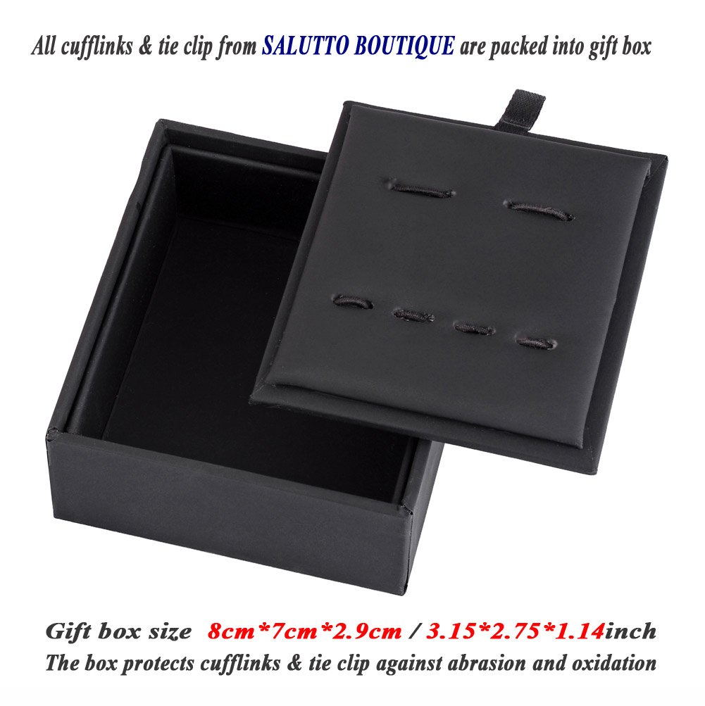 Mens Classic Cufflink Studs Set Tuxedo Salutto Formal Business Shirts Cufflinks GoldBlack