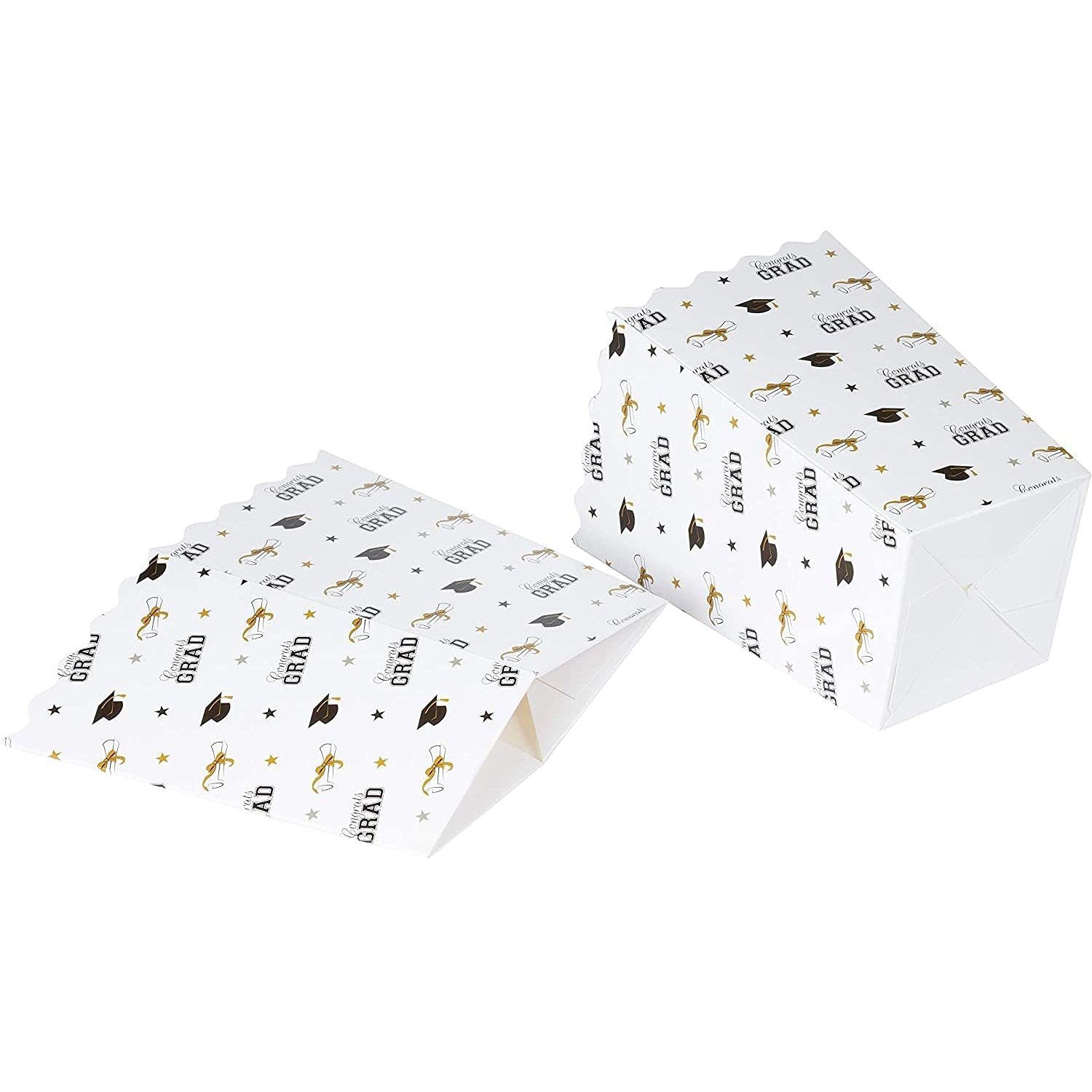 Small Popcorn Party Favor Boxes for 2023 Graduation Decor (3.3 x 5.5 In, 100 Pack)
