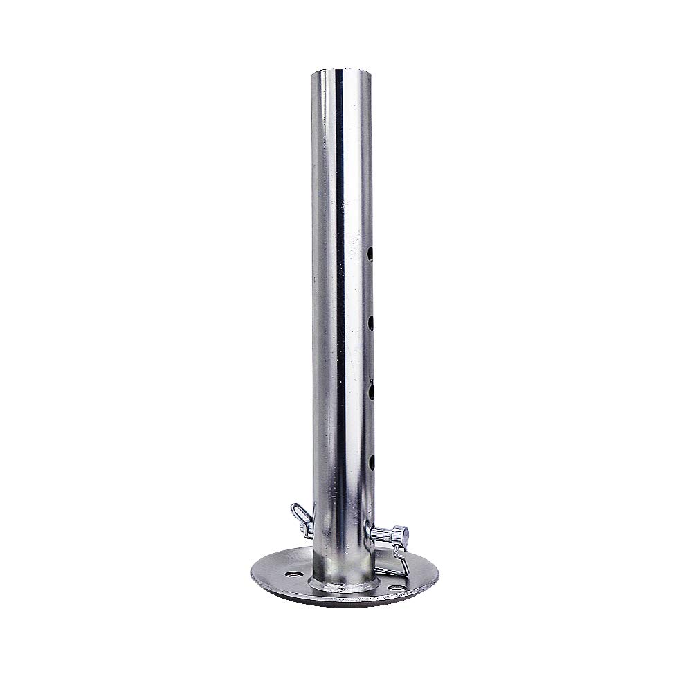 NBJINGYI Adjustable Drop Leg for Trailer Jack Stand Extension Drop Leg with 1.75 inch ID for Jacks Foot Jack Camper Accessories