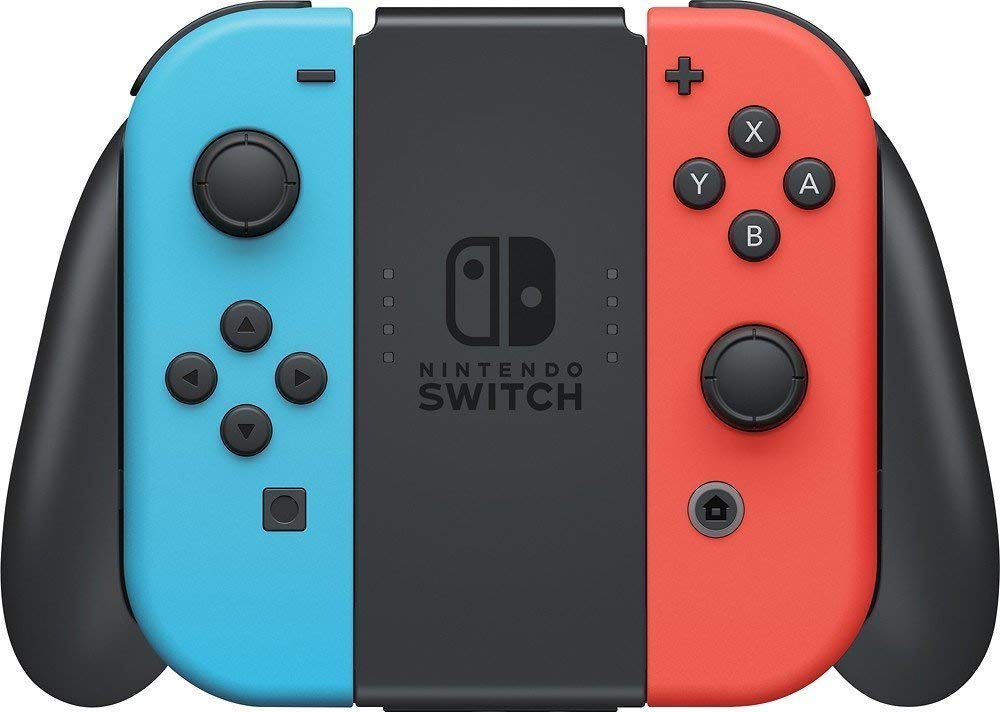 Nintendo Switch Neon Blue and Neon Red Joy-Con (Renewed)
