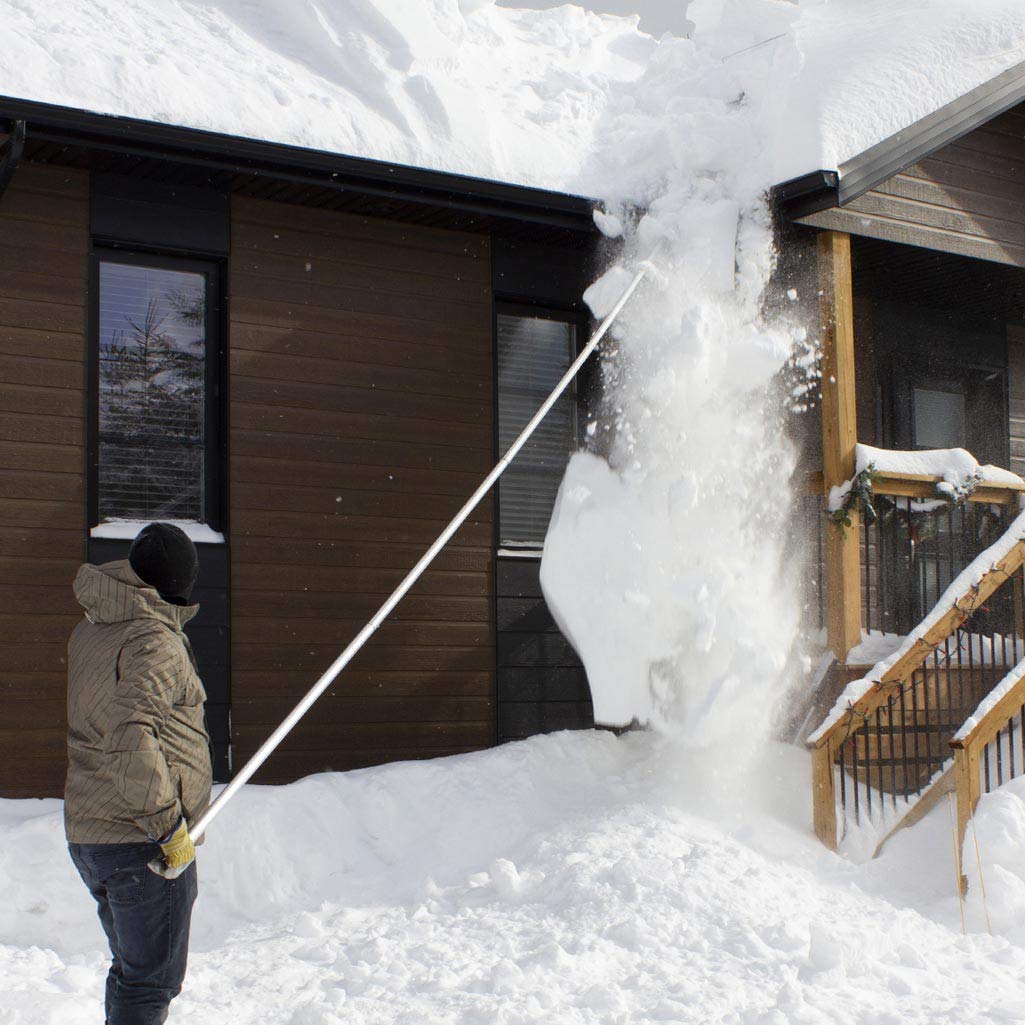 SNOWPEELER Accessories Kit - 15 ft. XL Snow Slide - Robust and Tear-Resistant - with Counterweight to Minimize Wind Drift - Roof Snow Removal Made Easy!