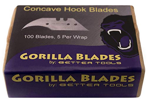 YuanKanJu H-023231, 2 Notch German Made Concave Hook Blade 100 per Listing
