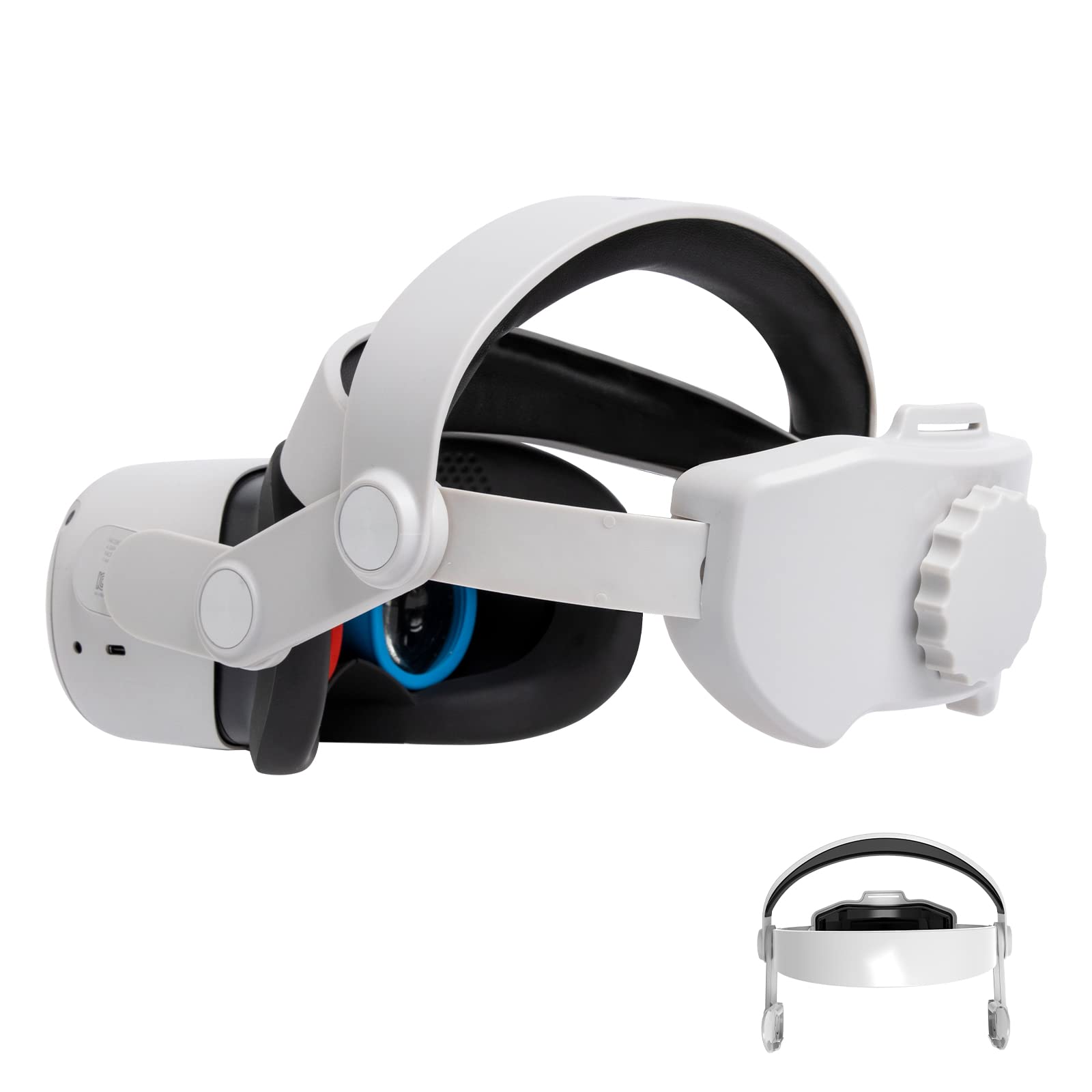 VR Head Strap, Elite Strap, Compatible with Oculus Quest 2, Replacement Strap, Accessories,Meta, for Enhanced Support and Comfort in VR(Merryhome Design)