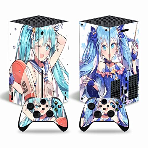 Top factory Skin Decal Protective Vinyl Skin Decal Cover for Series X Console Skins Wrap Sticker with Two Free Wireless Controller Decals 2080 Decal