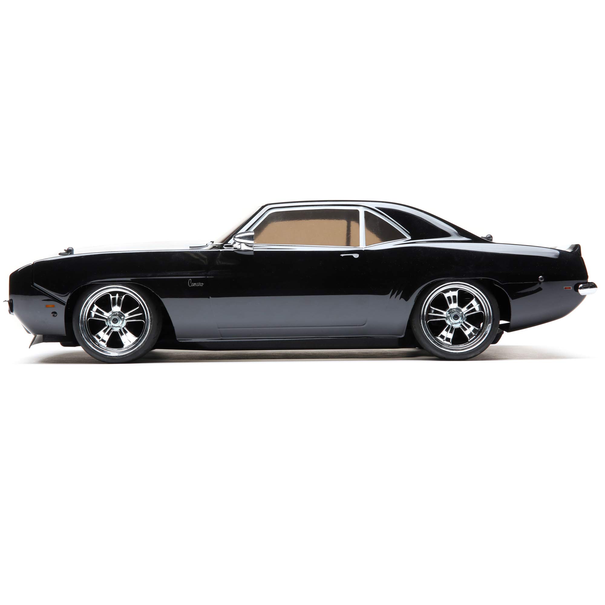 Losi RC Car 1/10 1969 Chevy Camaro V100 AWD Brushed RTR Battery and Charger Not Included Black LOS03033T2