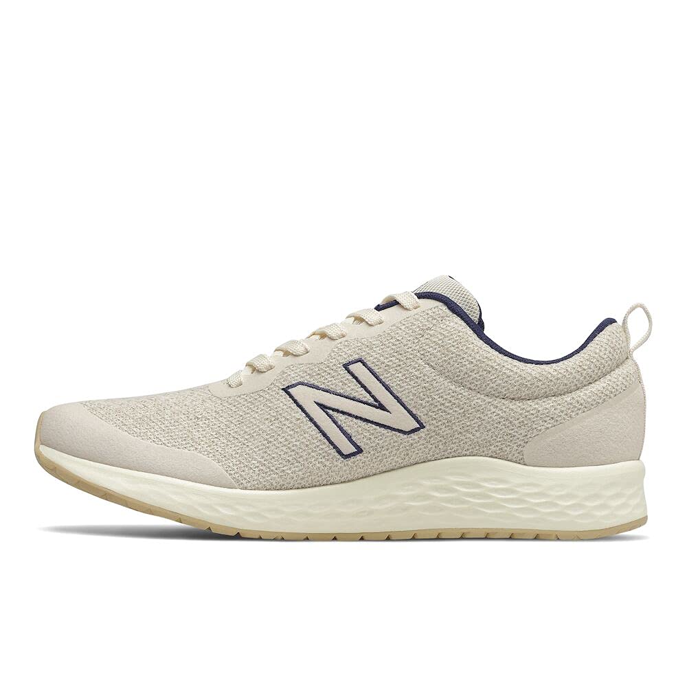 New Balance Men's Fresh Foam Arishi V3 Running Shoe, Angora/Timberwolf/Night Tide, 12 X-Wide