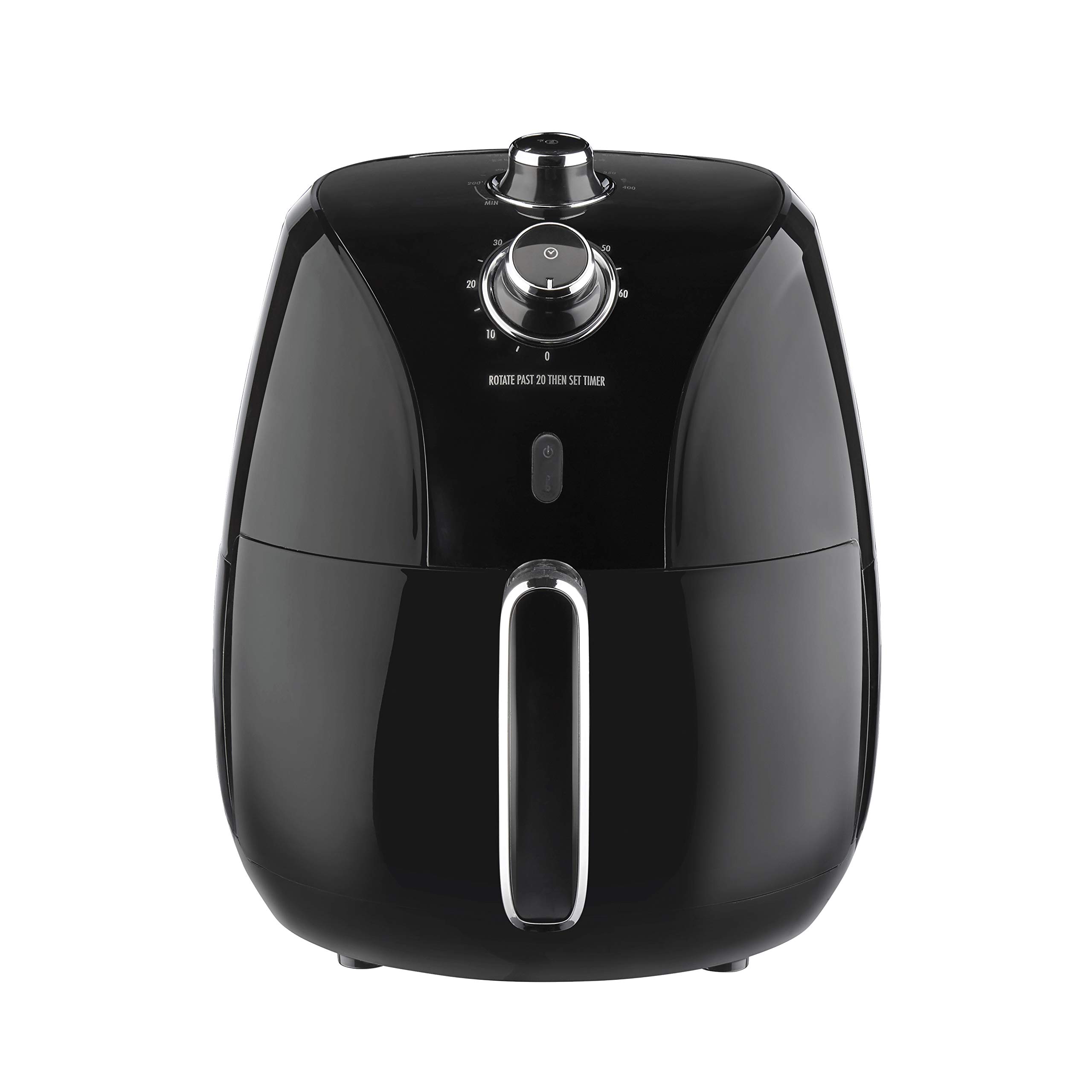 Proctor Silex 5.8 QT Air Fryer Oven with Temperature Control, 60 Min Timer, Non Stick Basket, 1700W, Black (35060)