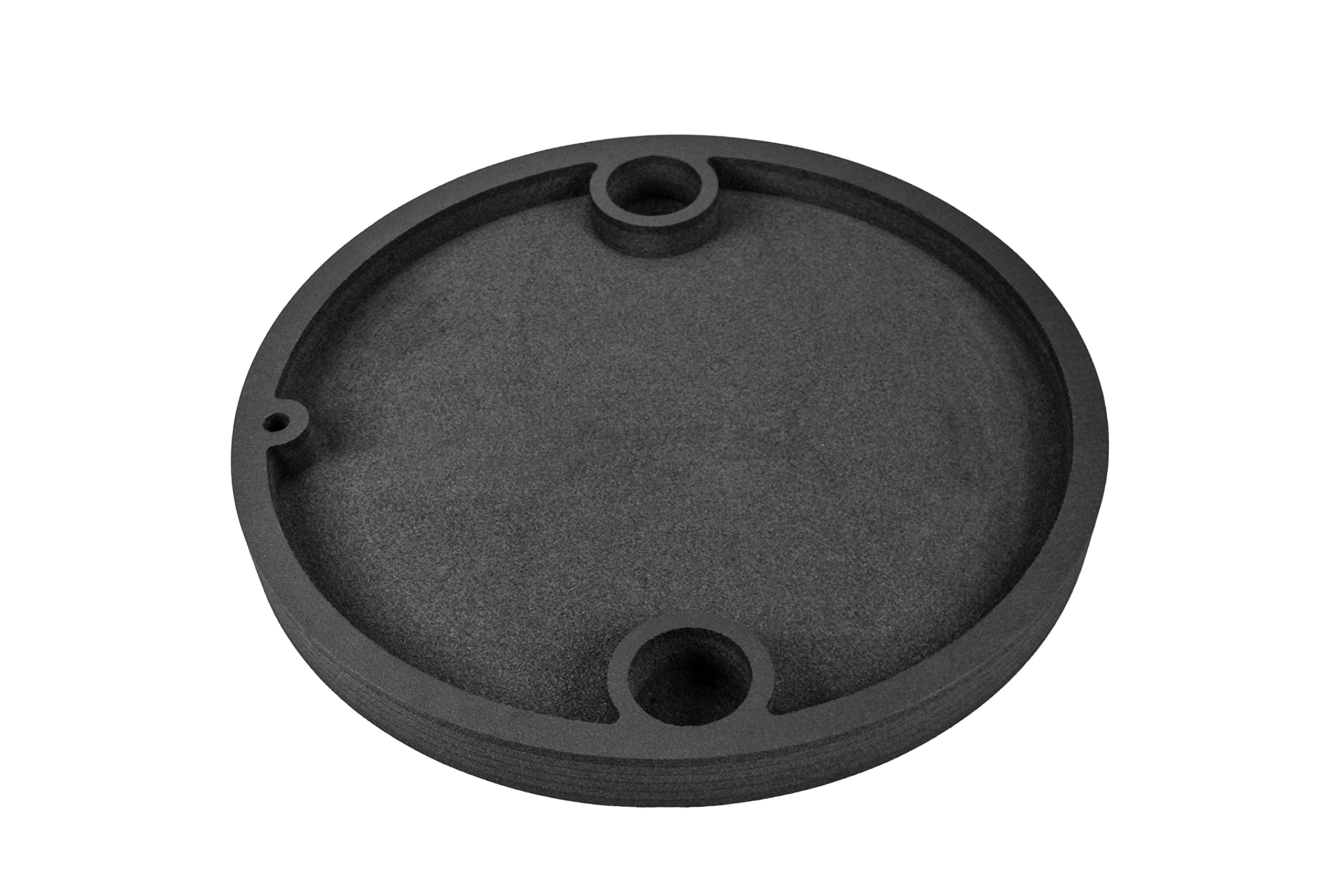 Polar Whale Floating Breakfast Table Serving Buffet Round Tray Drink Holders for Swimming Pool or Beach Party Float Lounge Refreshment Durable Black Foam UV Resistant with Cup Holders 24 Inches Wide