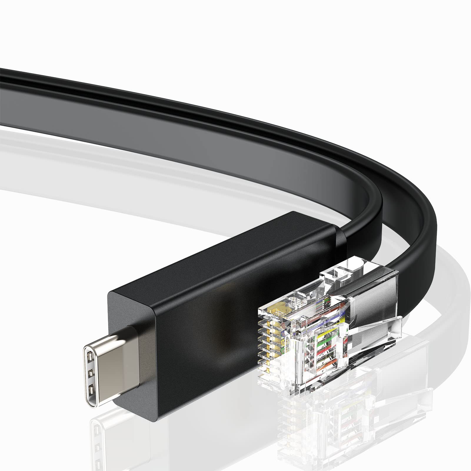 USB C Console Cable 6.6ft,USB C to RJ45 Console Cable,Compatible with FTDI Chip Essential Accesory of Cisco, NETGEAR, Ubiquity, TP-Link Routers/Switches for Laptops in Windows, Mac, Linux