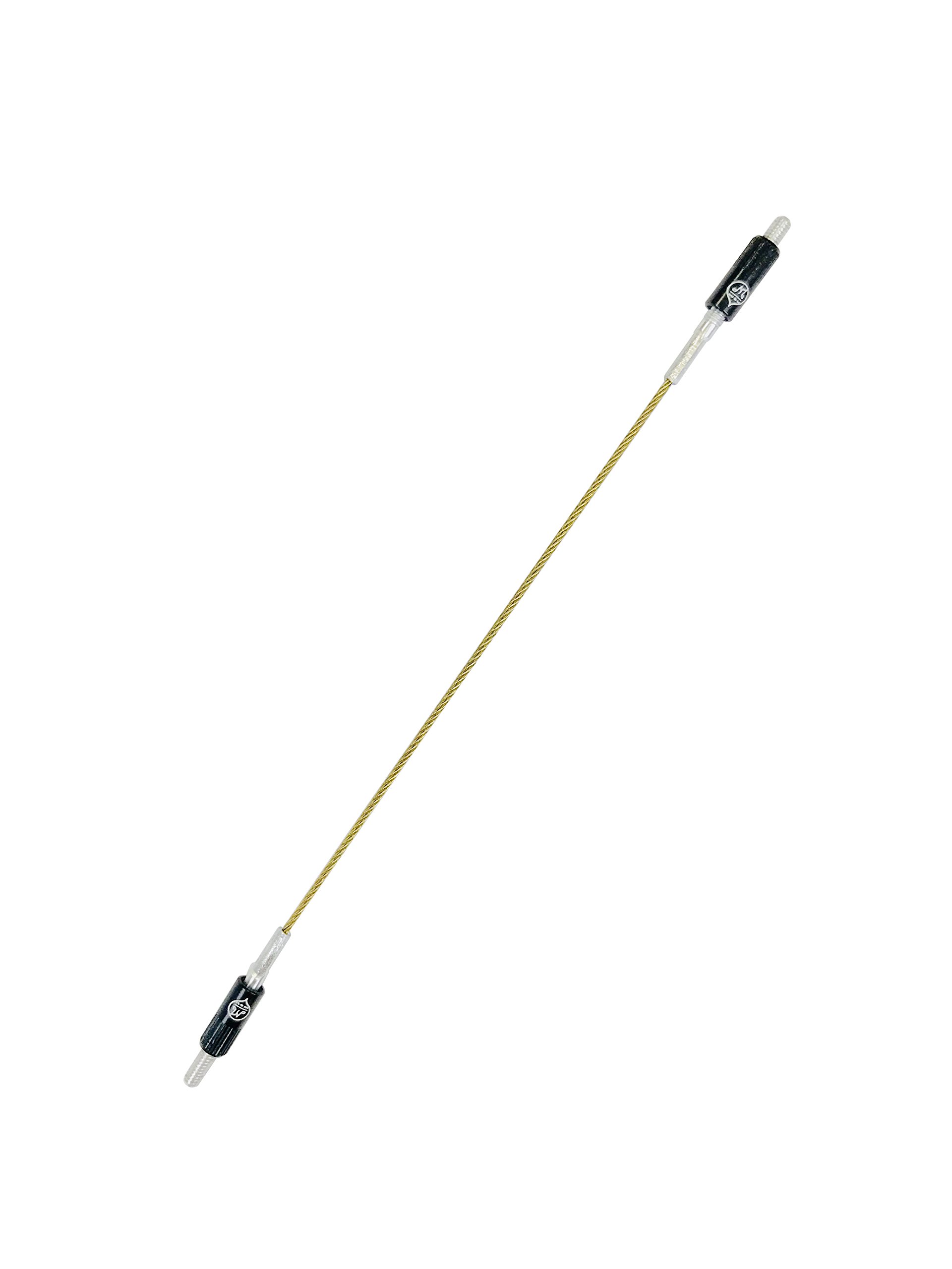 MI&VI Titanium Alloy Viola Tail Gut/Tailgut Non-slip Tailpiece with Wire Adjuster, Strand Connecters & Screw Replacements for Viola (15"-16.5")