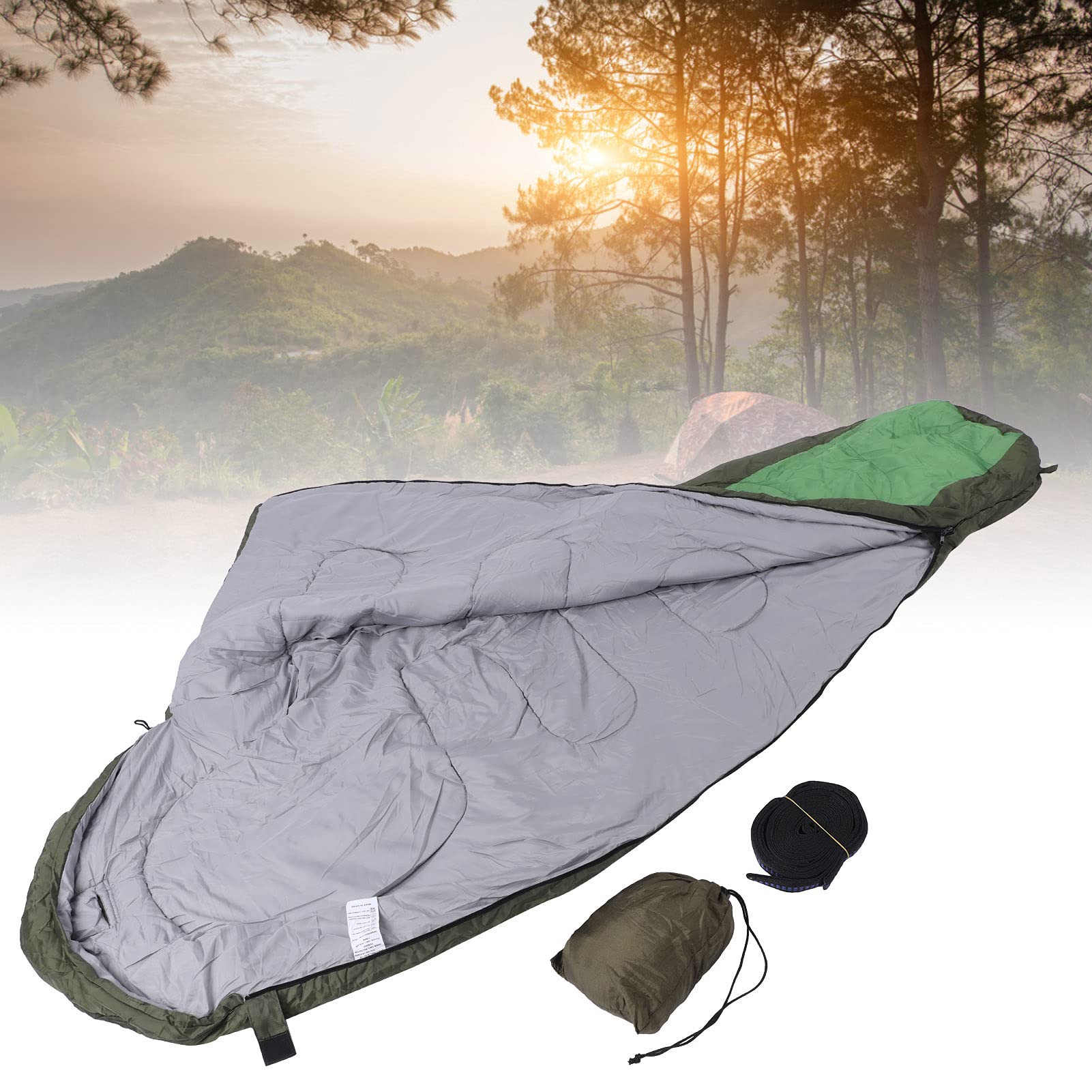 Sleeping Bags, Outdoor Portable Separated Sleeping Bag for Hammock Backpacking with Strap Lightweight Camping Hiking Fishing Sleep System to Keep You Warm