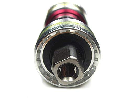 OMNI Racer Worlds LIGHTEST Cromoly Steel Ti Ceramic JIS Square Taper Bottom Bracket: English 68mm: Lengths: 103-127mm (English 68x122.5mm)