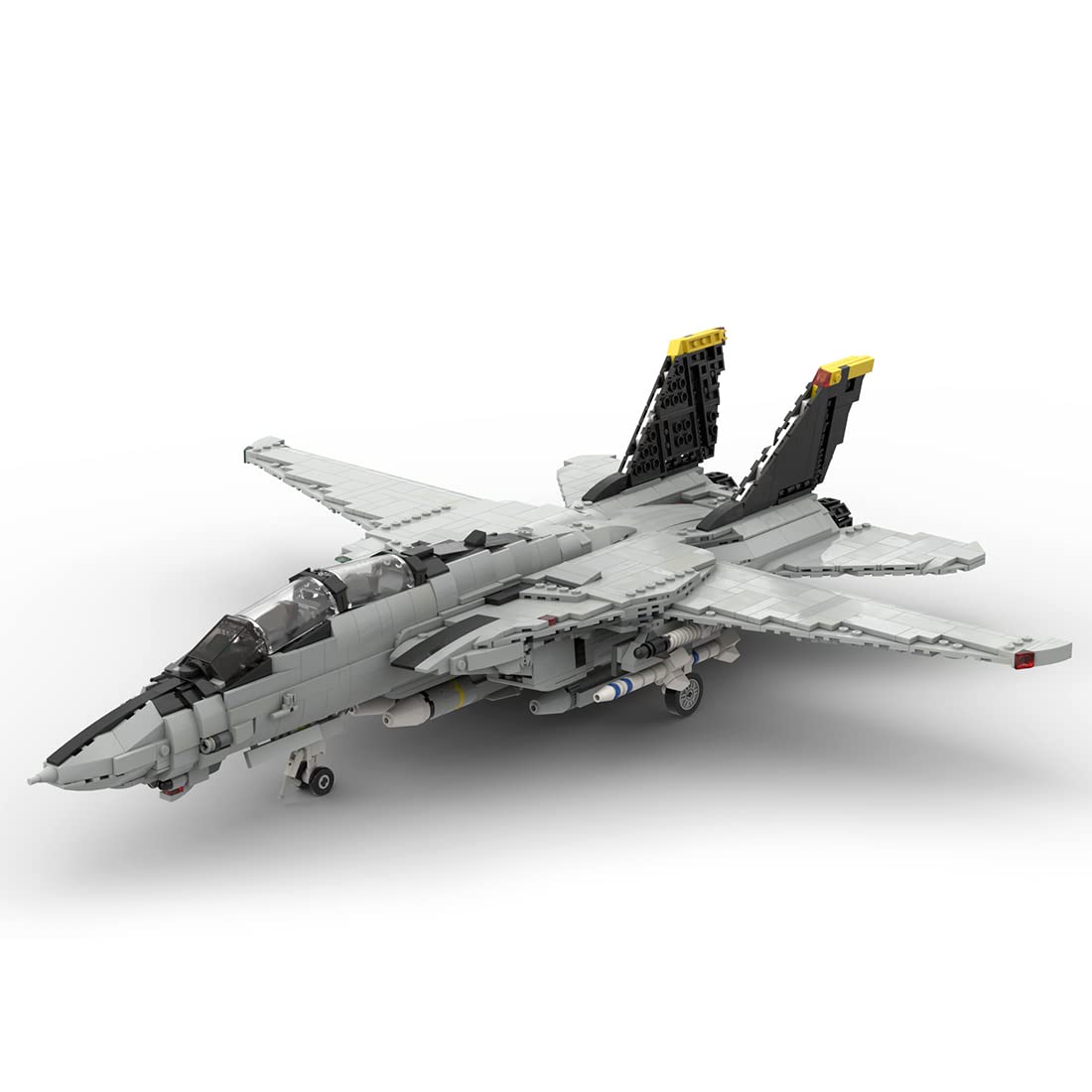 Topoo Military Fighter Aircraft Building Kit, Airplane Building Set WW2 Armored Battle Bricks Compatible with Lego Technic, 2011 Pcs, MOC-82377