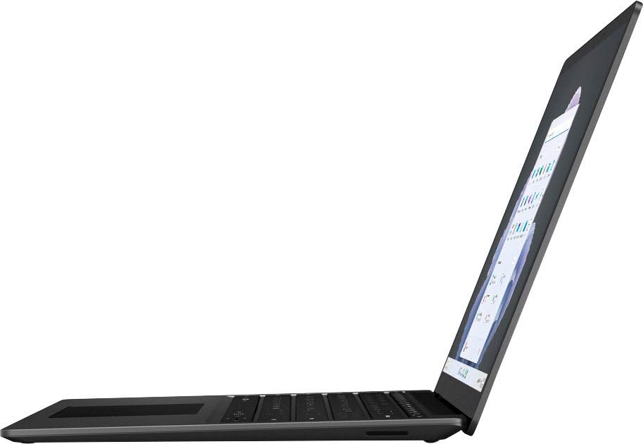 Microsoft Surface Laptop 5, 15.6" FHD Touchscreen, Backlit, Intel Core i7-1255U (10-core up tp 4.70 GHz), Intel Iris Xe Graphics, 8GB DDR5 RAM, 512GB SSD, Windows 11 Pro, Black, with MTC Stylus Pen
