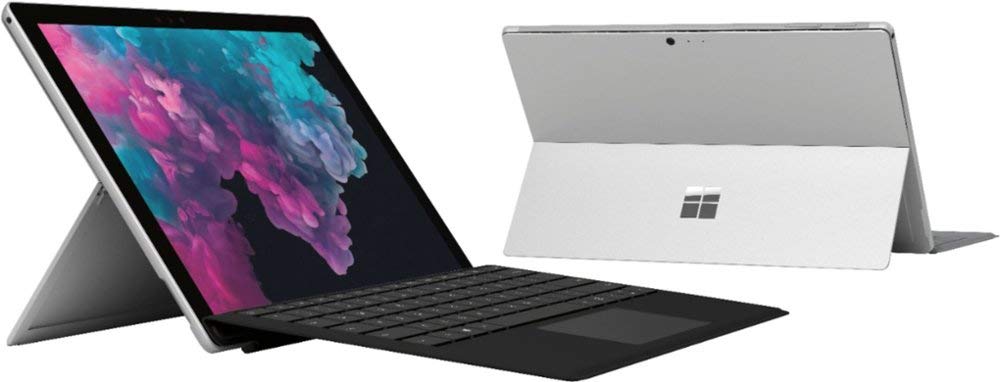 Microsoft Surface Pro 12.3" 2736 x 1824 Touchscreen Tablet PC Laptop Computer Intel Core m3-7Y30 up to 2.6GHz 4GB RAM, 128GB SSD Black Keyboard 1 Year Extended Seller Warranty Windows 10
