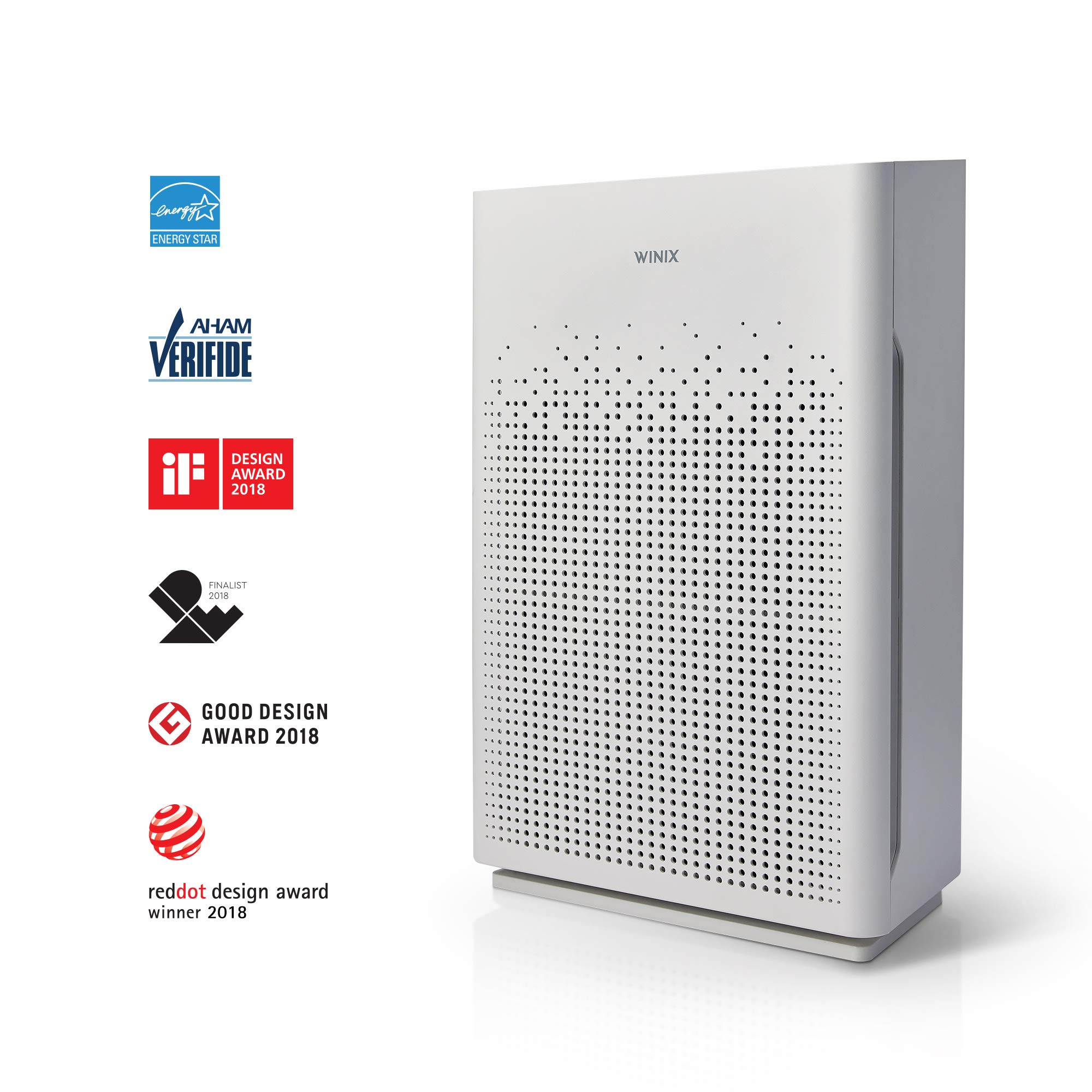 Winix XLC Dual 4-Stage True HEPA Air Purifier with WiFi & PlasmaWave Technology, 620 sq ft & 1022-0214-00 Wi-Fi Air Purifier, 360sq ft Room Capacity, Amazon Alexa and Dash Replenishment Enabled