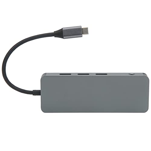 USB C Hub, 10 in 1 Multifunction Type C to VGA USB C Hub with 3 USB Port, PD Charging Dual HD Multimedia Interface for USB C Laptops