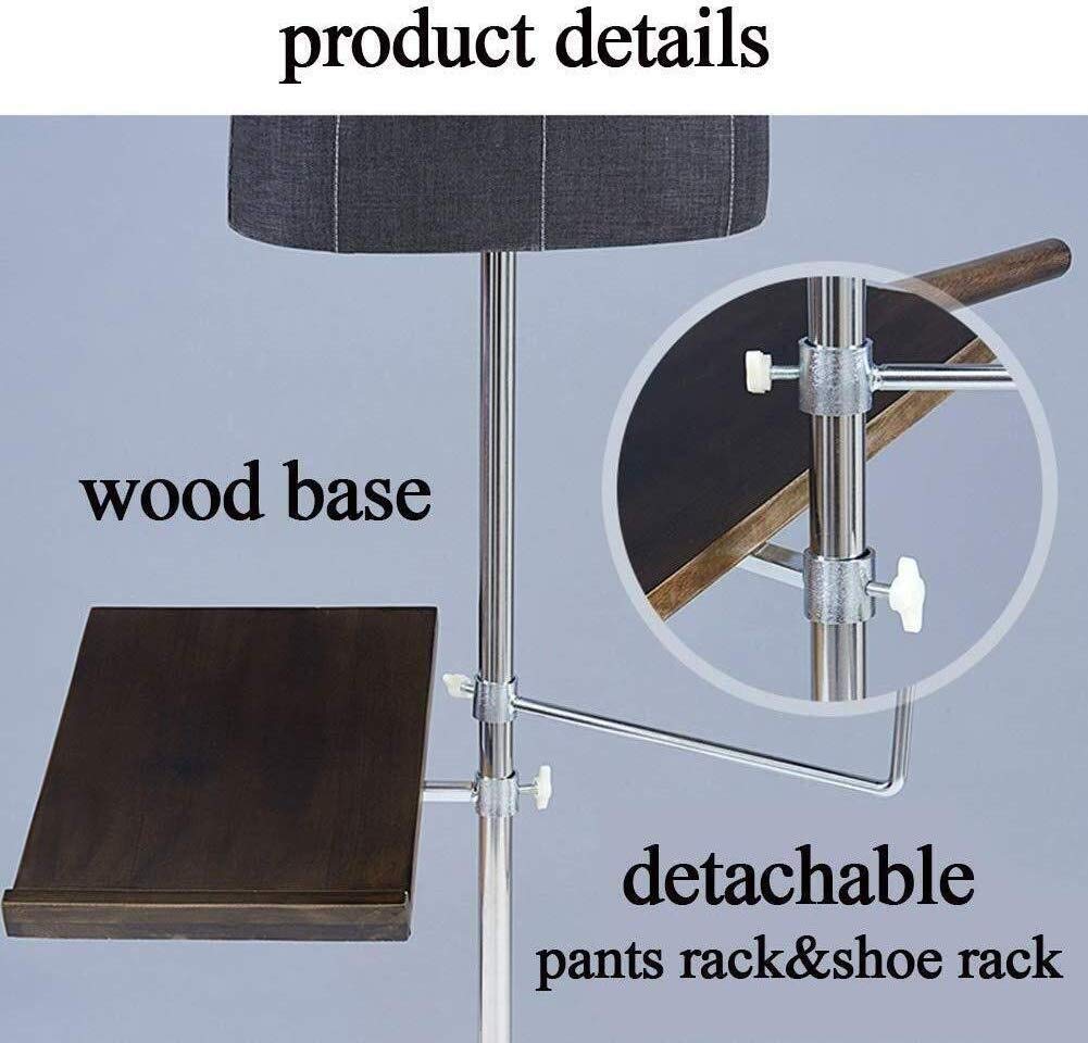Mannequin Tailors Dummy Torso Dress Form Torso Dressmakers Male Tailors Dummy Torso Display for Dressmakers with Wood Tripod Base
