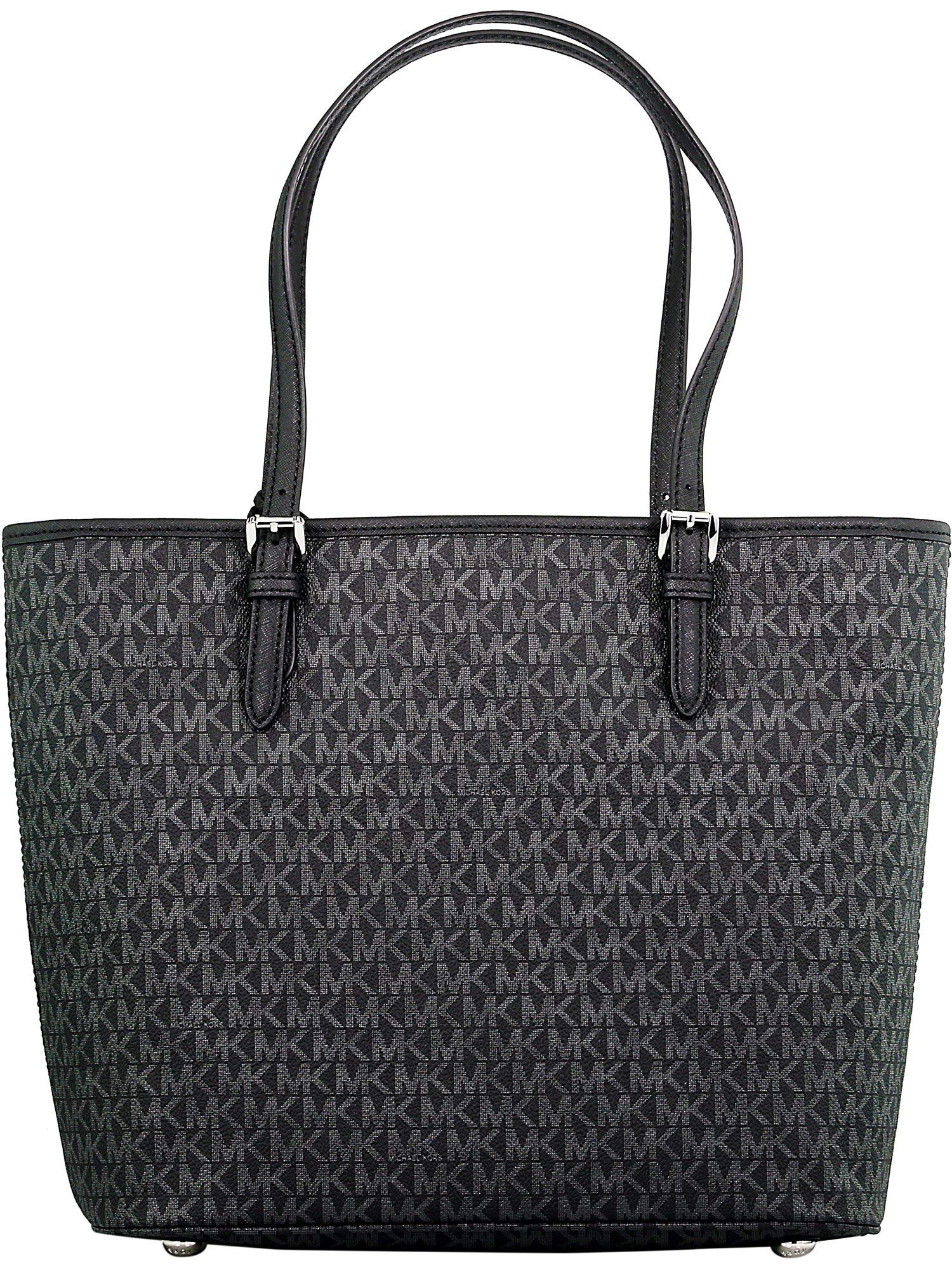 MICHAEL Michael Kors Jet Set Signature Tote - Black