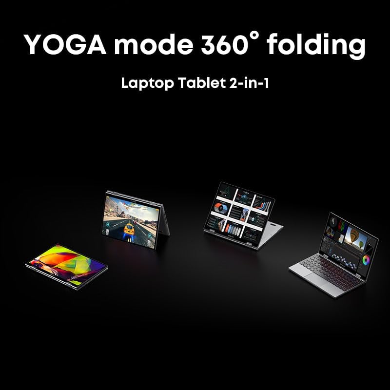 MiniBook X Laptop 2-in-1 Yoga Mode Intel N100 N5100 10.51 Inch 12GB 512GB SSD Windows 11 Notebook Spain/MiniBook X Grey/EU|Intel N5100