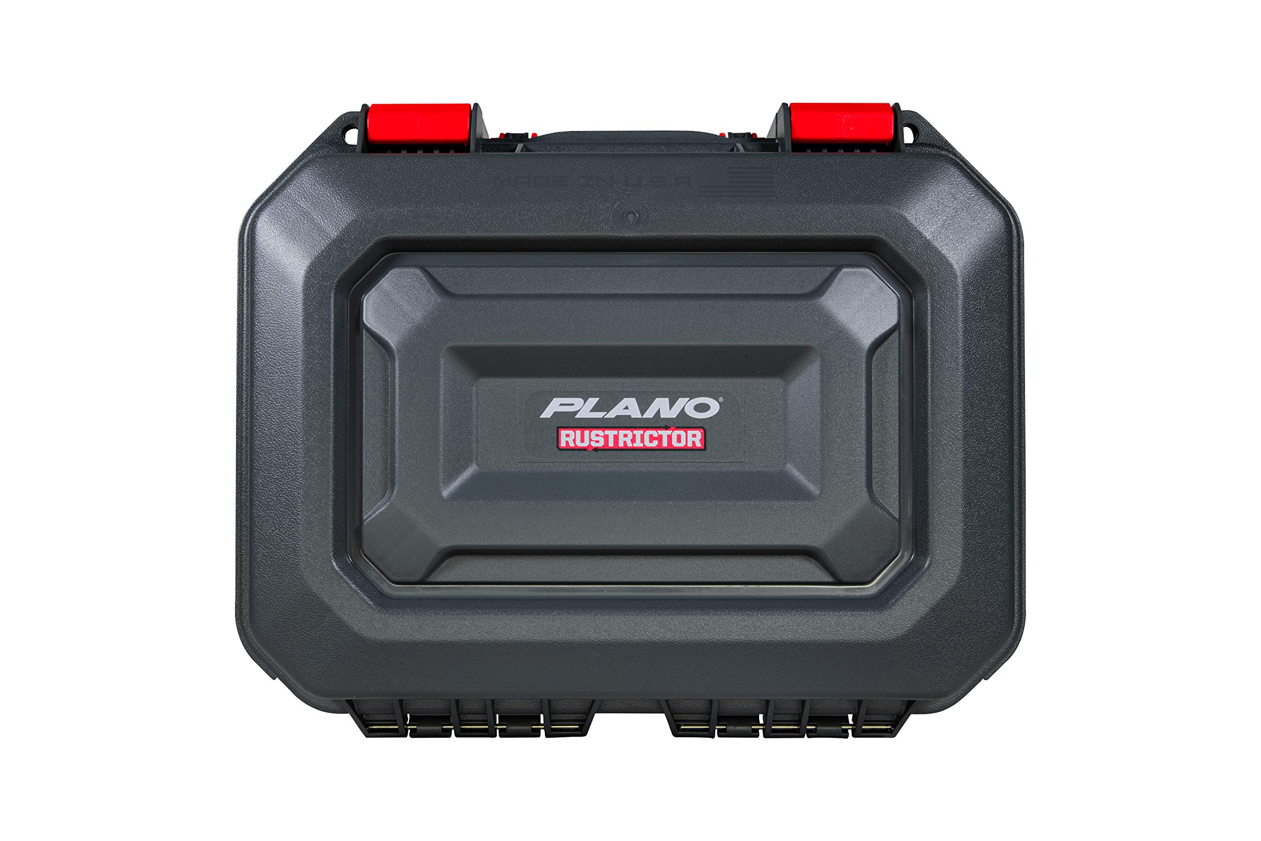 Plano Rustrictor All-Weather Double Pistol Case, Durable, Rust and Corrosion Resistant, TSA-Approved Gun Case with Perforated Pluck Foam for Custom Protection