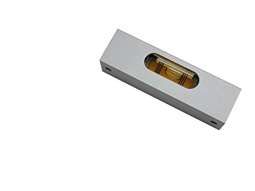 umei High Precision Aluminum level alloy with luminous horizontal bubble, horizontal position can be seen on 3 sides, 90x25x21mm(With magnet)