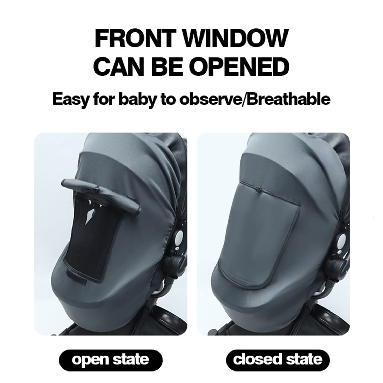 Sun Shade for Strollers - Universal Sun Protection Shade Cover Baby Stroller - Sunshade UV Block (UPF50+)