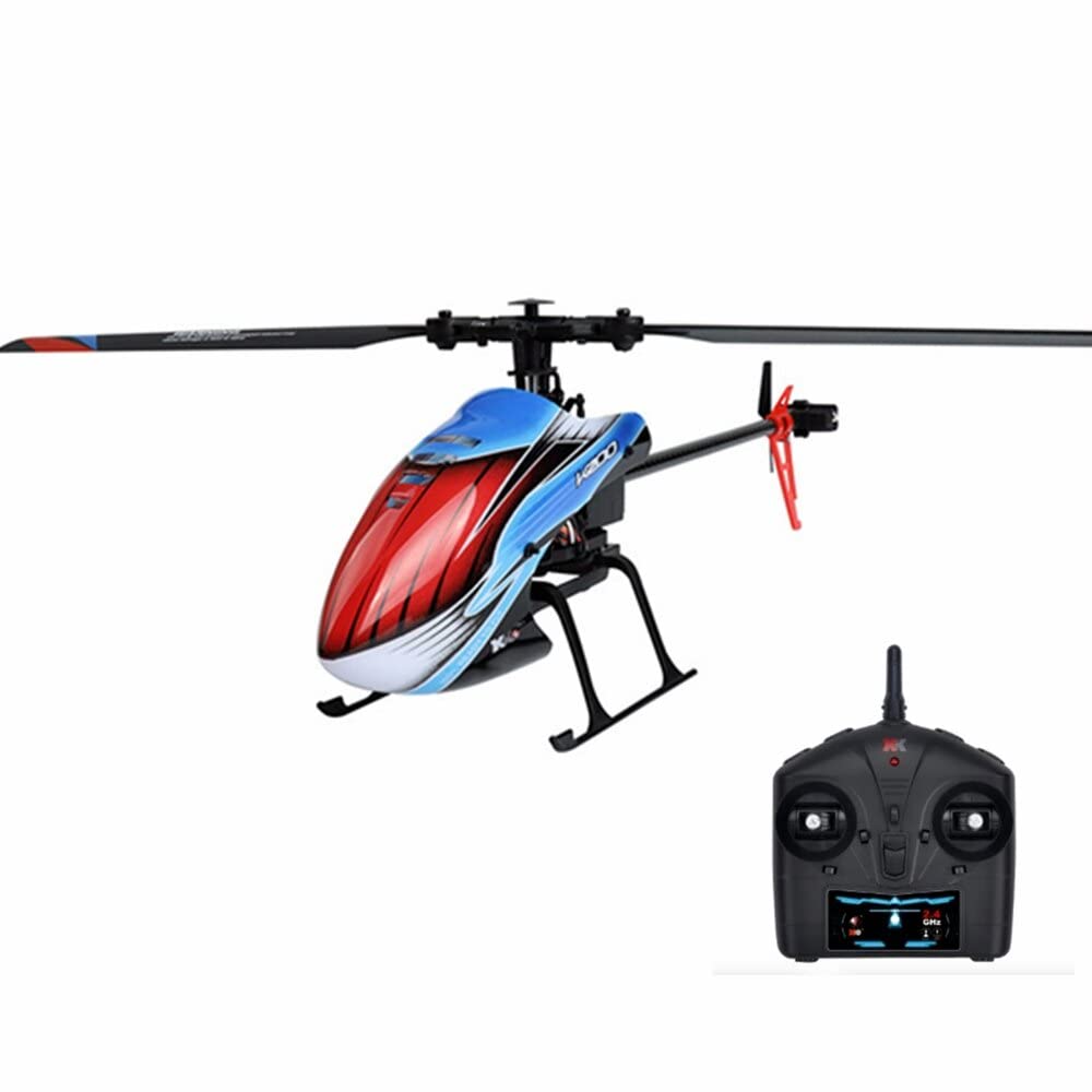 WLtoys XK K200 4CH 6-Axis Gyro Altitude Hold Optical Flow Localization Flybarless RC Helicopter RTF (with 1 Battery)