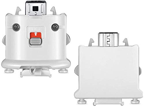 NOPOINO Wii Motion Plus Adapter - Remote Motion Plus Sensor Accelerator Compatible with Wii Remote Controller (White 1 pcs)