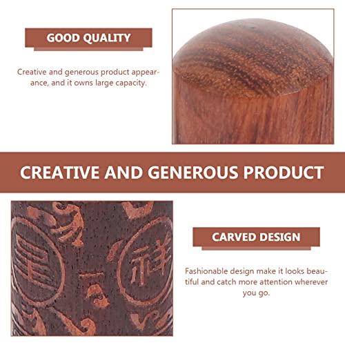 Wooden Needle Case Needle Tubes: Wood Sewing Needles Holder Container Storage Case 2pcs Toothpick Storage Box for Sewing Supplies Storage