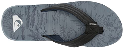 Quiksilver Men's Carver Print Sandal, Blue 2, 7