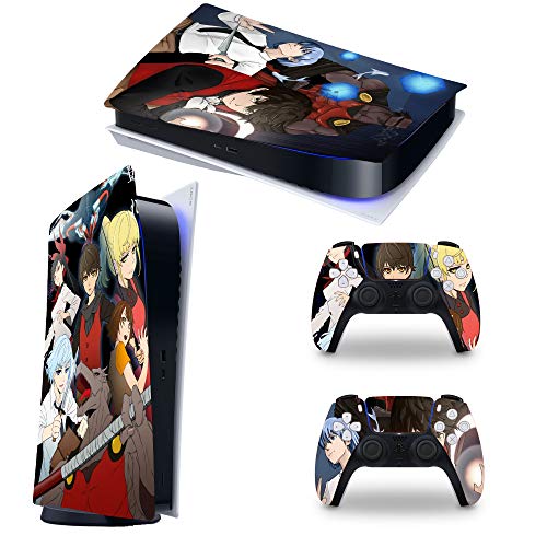 Playstation 5 Digital Edition Skin Set – Spirits Tower - HD Printing Vinyl Skin Cover Protective for PS5 Digital Edition Console and 2 PS5 Digital Edition Controller