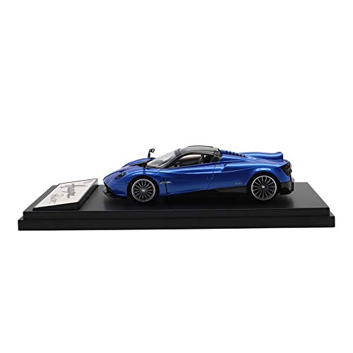 Pagani Huayra Roadster Blue Metallic with Carbon Accents 1/43 Diecast Model Car by LCD Models
