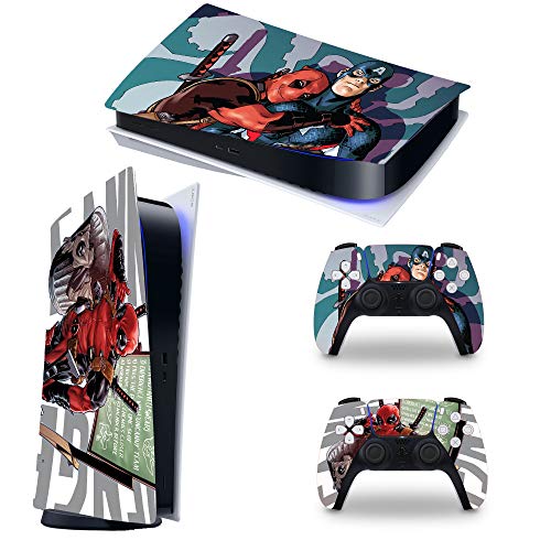 PlayStation 5 Skin Set – Troll Hero - HD Printing Vinyl Skin Cover Protective for PS5 Standard Edition Console and 2 PS5 Standard Edition Controller