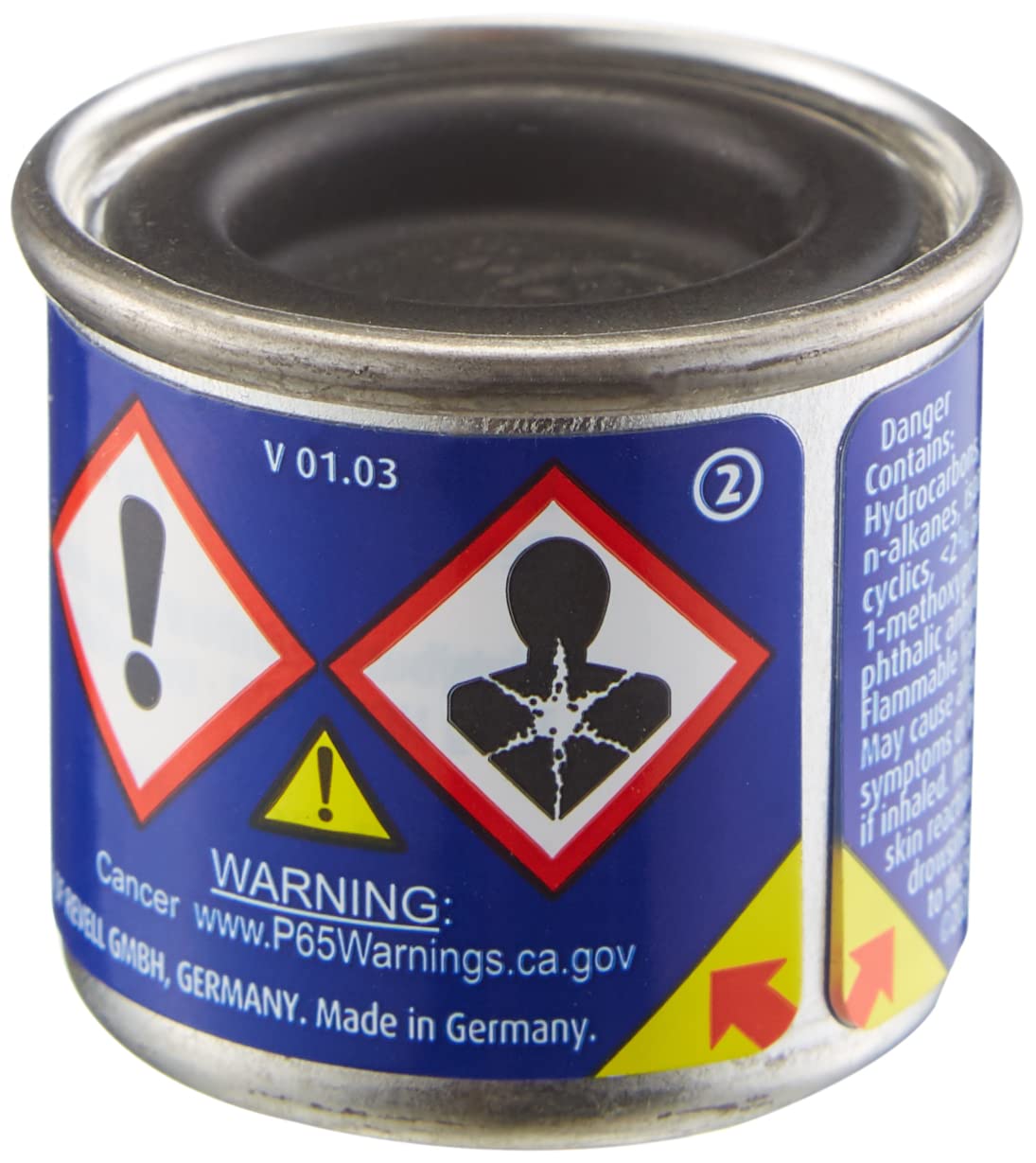 Revell Enamels 14ml Tar Black Matt Paint