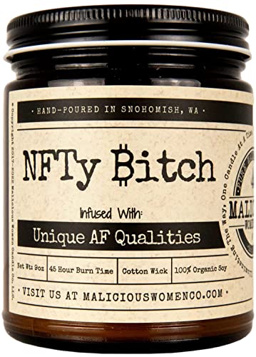 Malicious Women Candle Co - Meetings That Could Have Been an Email, Vanilla Cupcake Infused with Silent Hostility, All-Natural Soy Candle, 9 oz