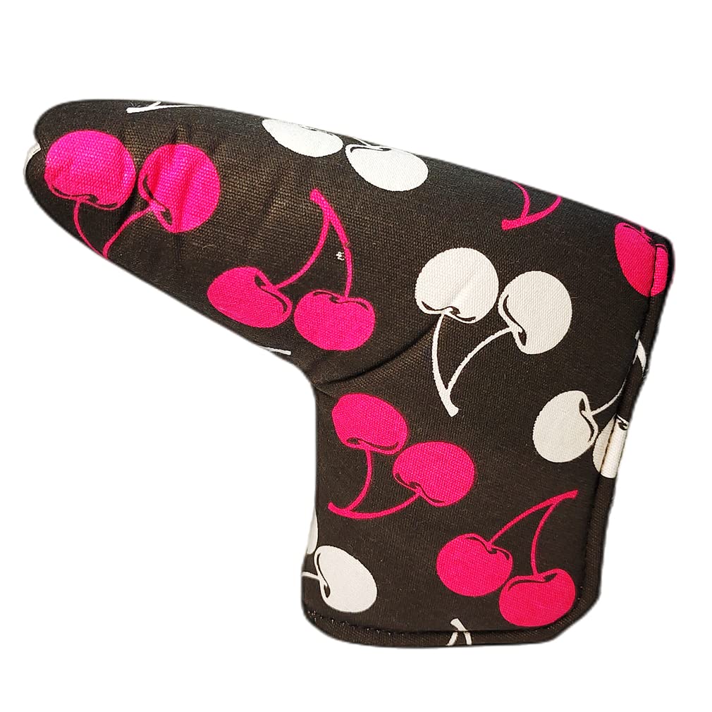 ROYMADE Golf Club Putter Head Covers 1pc Putter Cloth Head Covers for Putters Fit All Golf Clubs Headcover for All Brands (Black Putter cover)