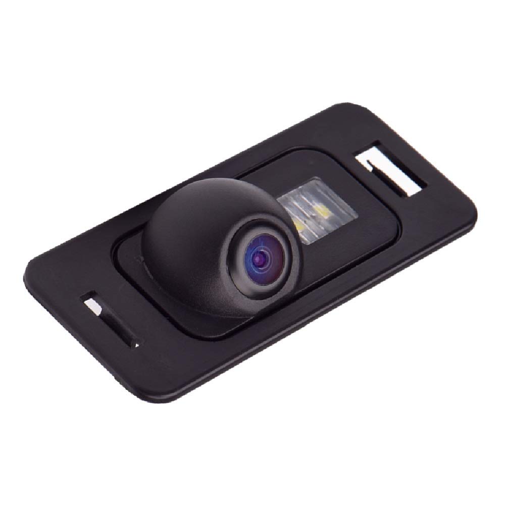 Misayaee Rear View Back Up Reverse Parking Camera in License Plate Lighting Night Version (NTSC) for Mini Cooper R50 R52 R53 E82/E88 E90/E91/E92 E39/E60/E61/E62 X5 E53 X1 E84 X3 X6