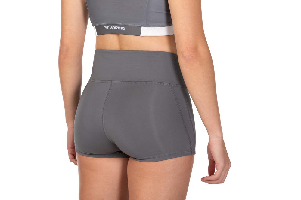 Mizuno Women's Apex 2.5" Inseam Volleyball Short, Quiet Shade, X-Small
