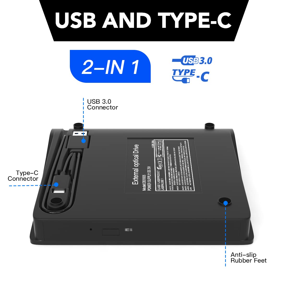 Wbacon External bluray drive (External dvd drive)