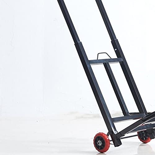 WDBBY Folding Shopping Cart Pull Cargo Trolley Luggage Cart Portable Load King Handling Small Cart Pull Truck Trailer